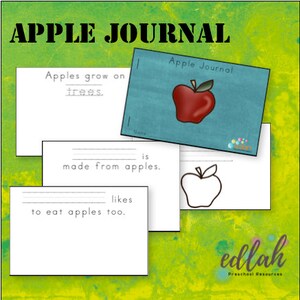 A is for Apples Themed Preschool Lesson Plans (one Week Curriculum) - Etsy