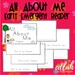 All About Me Themed Preschool Lesson Plans (one Week Curriculum) - Etsy