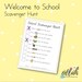 Welcome to School Themed Preschool Lesson Plans (one Week Curriculum ...