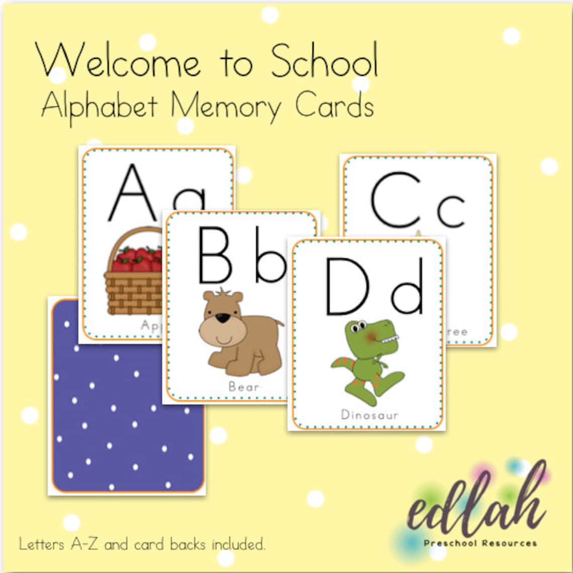 Welcome to School Themed Preschool Lesson Plans (one Week Curriculum ...