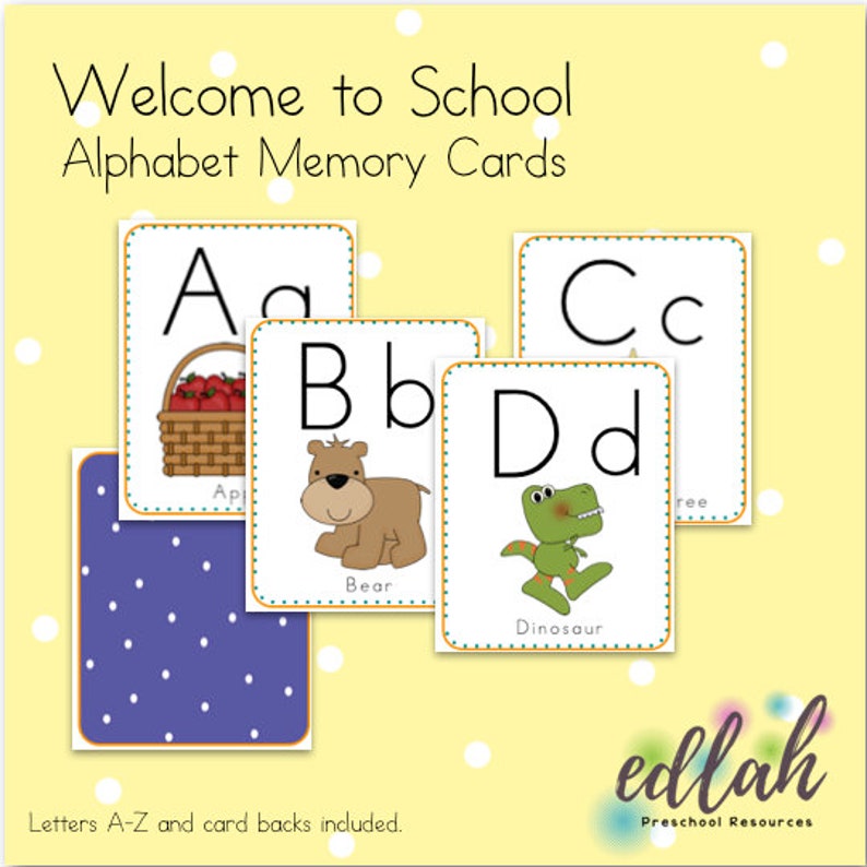 Welcome to School Themed Preschool Lesson Plans (one Week Curriculum ...