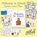 Welcome to School Themed Preschool Lesson Plans (one Week Curriculum ...