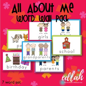All About Me Themed Preschool Lesson Plans (one Week Curriculum) - Etsy
