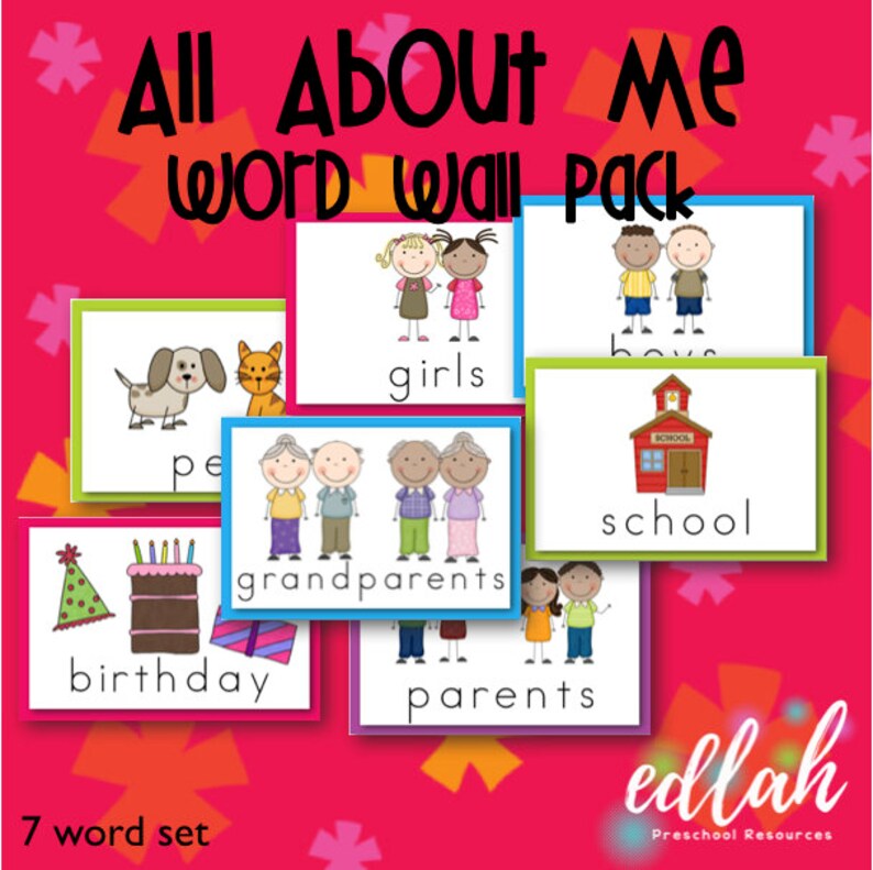All About Me Themed Preschool Lesson Plans (one Week Curriculum) - Etsy