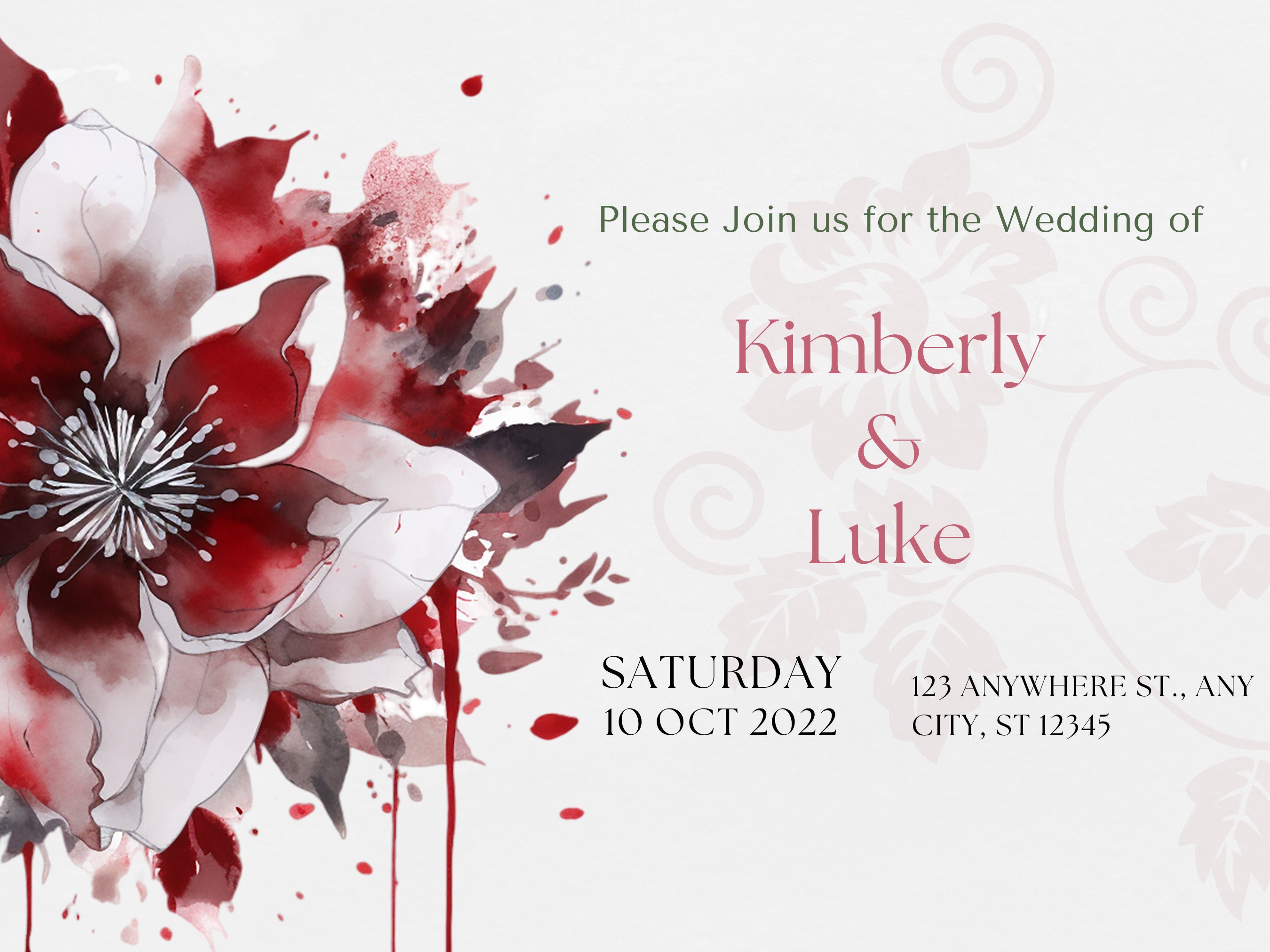 35 PNG Royal Boho Flower Clipart, Watercolor Clipart, Floral Clipart ...