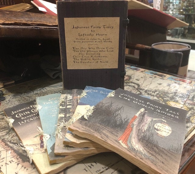 C.1915. Japanese Fairy Tales by Lafcadio Hearn. 5 Crepe Paper - Etsy