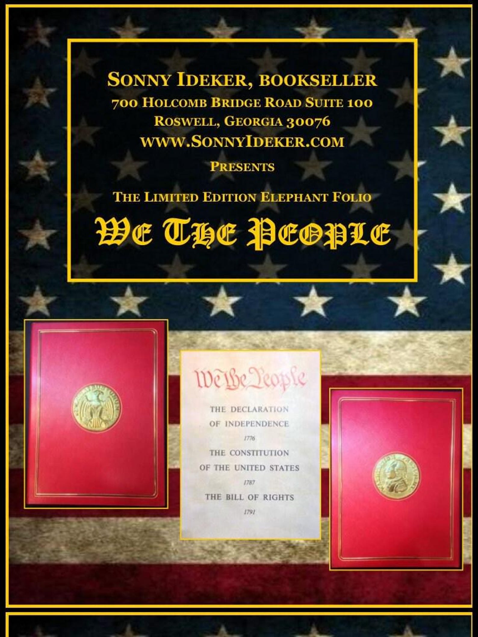 WE THE PEOPLE the Declaration of Independence, 1776, the Constitution ...