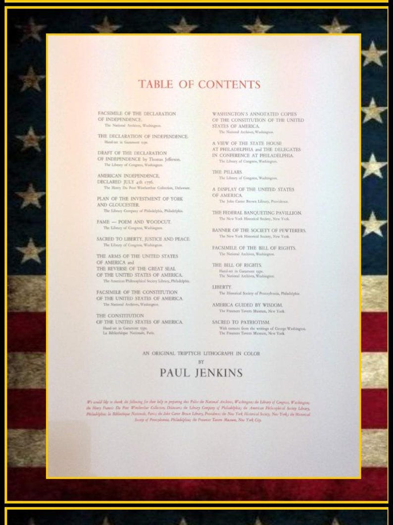 WE THE PEOPLE the Declaration of Independence, 1776, the Constitution ...