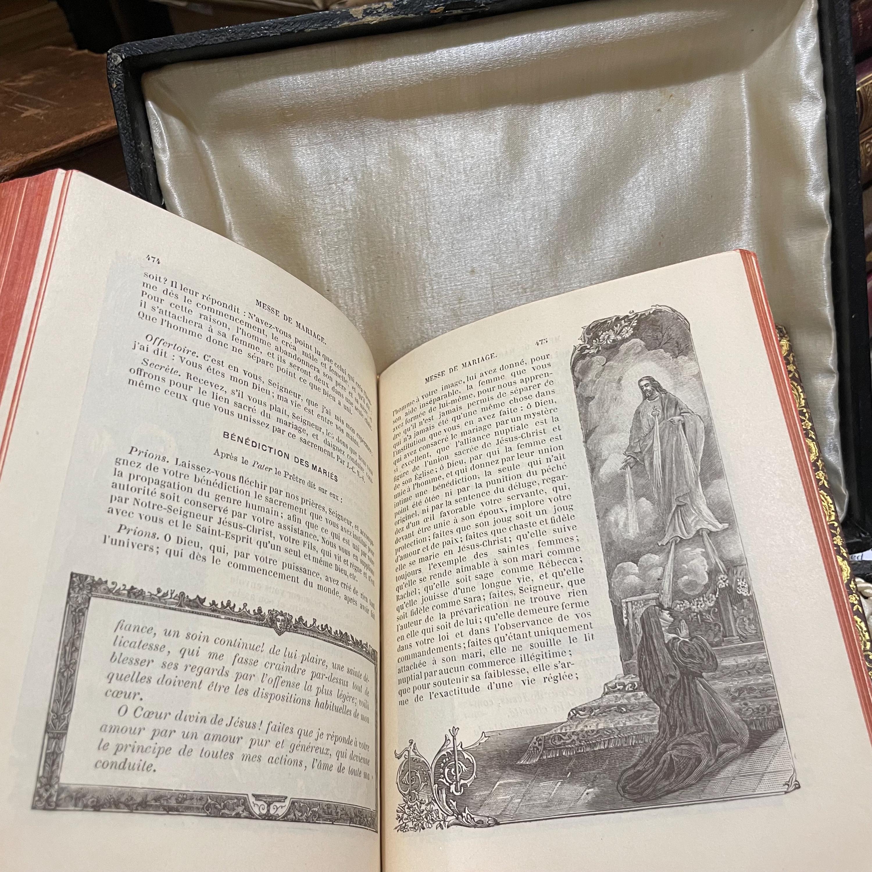 Missel Du Sacre Coeur No. 714 in Custom Leather, Silk Lined ...