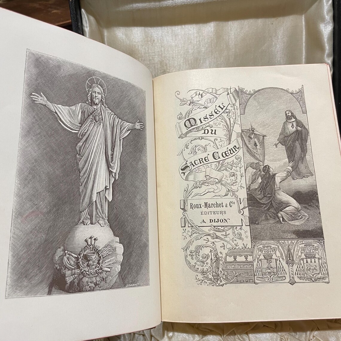 Missel Du Sacre Coeur No. 714 in Custom Leather, Silk Lined ...