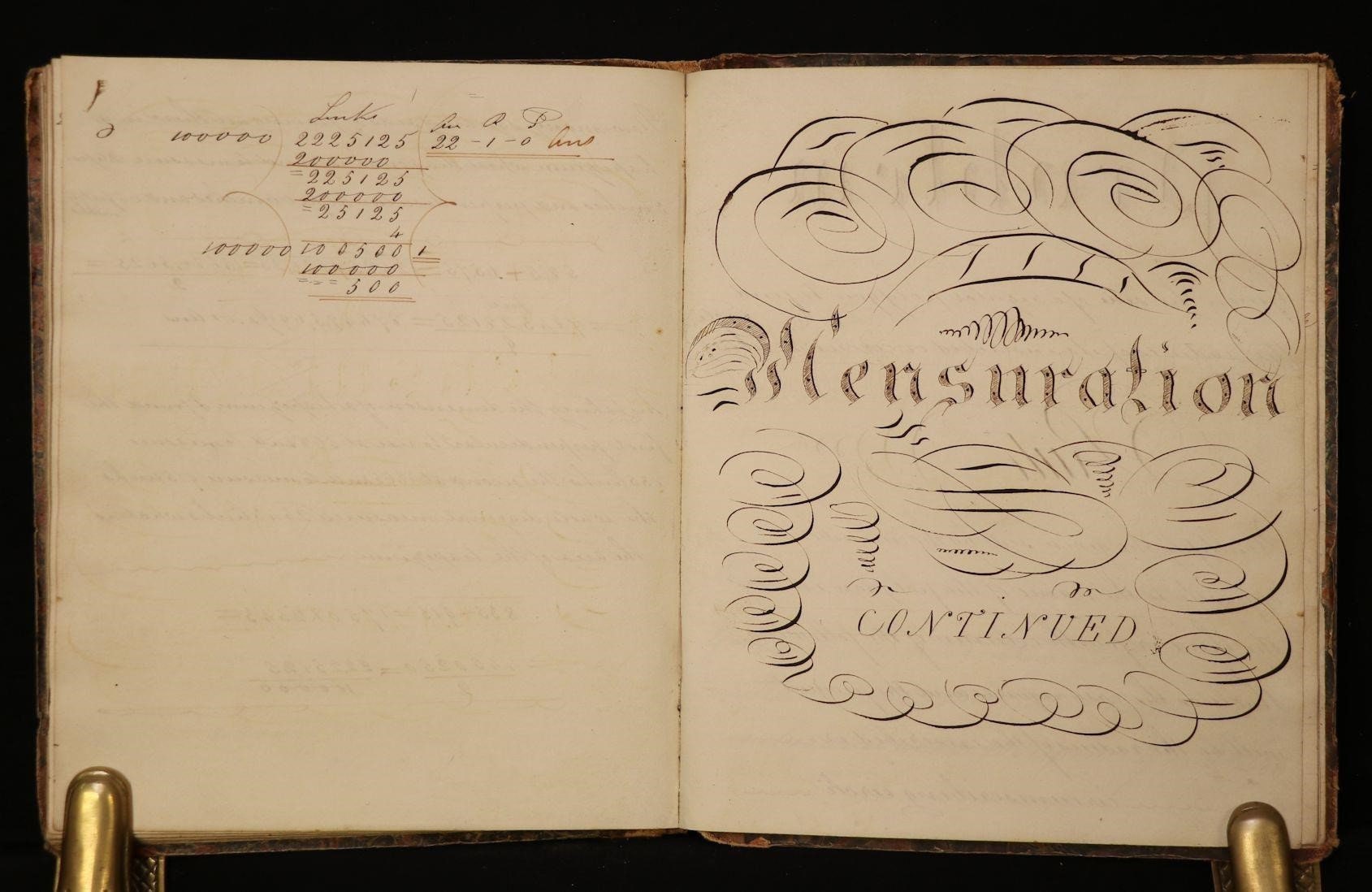 1831 MANUSCRIPT Mathematics Work-book. Duodecimals Commonly - Etsy