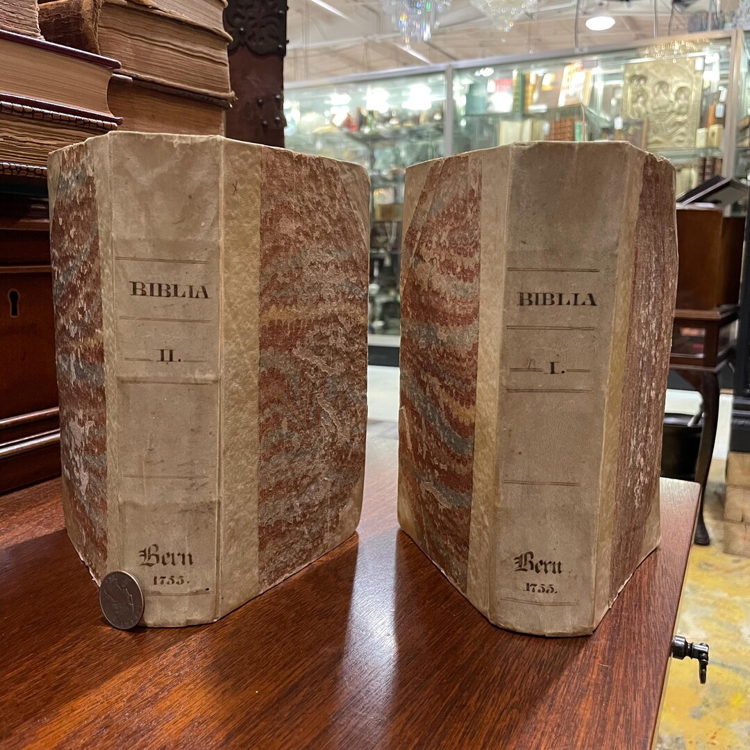 1755, Biblia, Holy Scripture Old & New Testaments Johannis Pisctorus ...