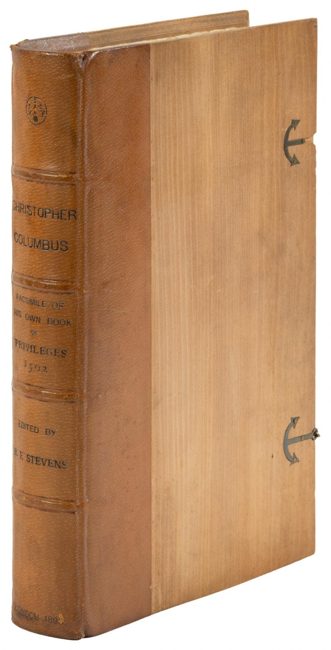 1893. Christopher Columbus. His Own Book of Privilege 1502 ...