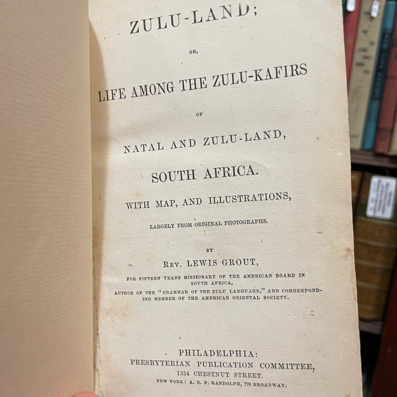 Zulu-land or Life Among the Zulu-kafirs - Etsy