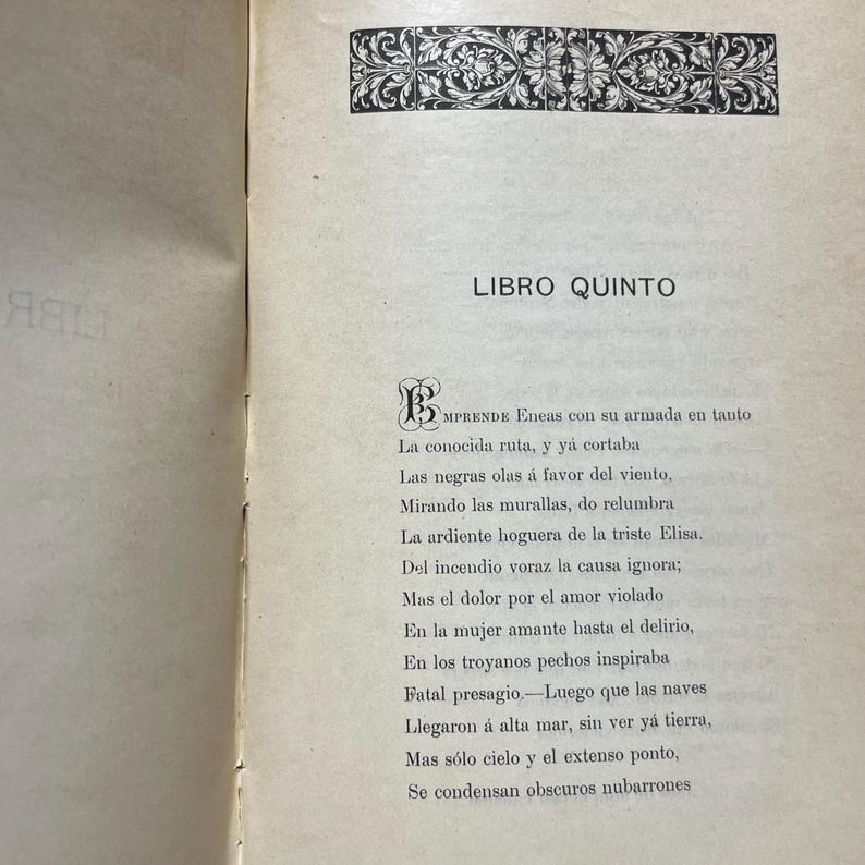 The Aeneid of Publius Virgilio Maron Translation in Spanish Verse ...