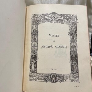 Missel Du Sacre Coeur No. 714 in Custom Leather, Silk Lined ...