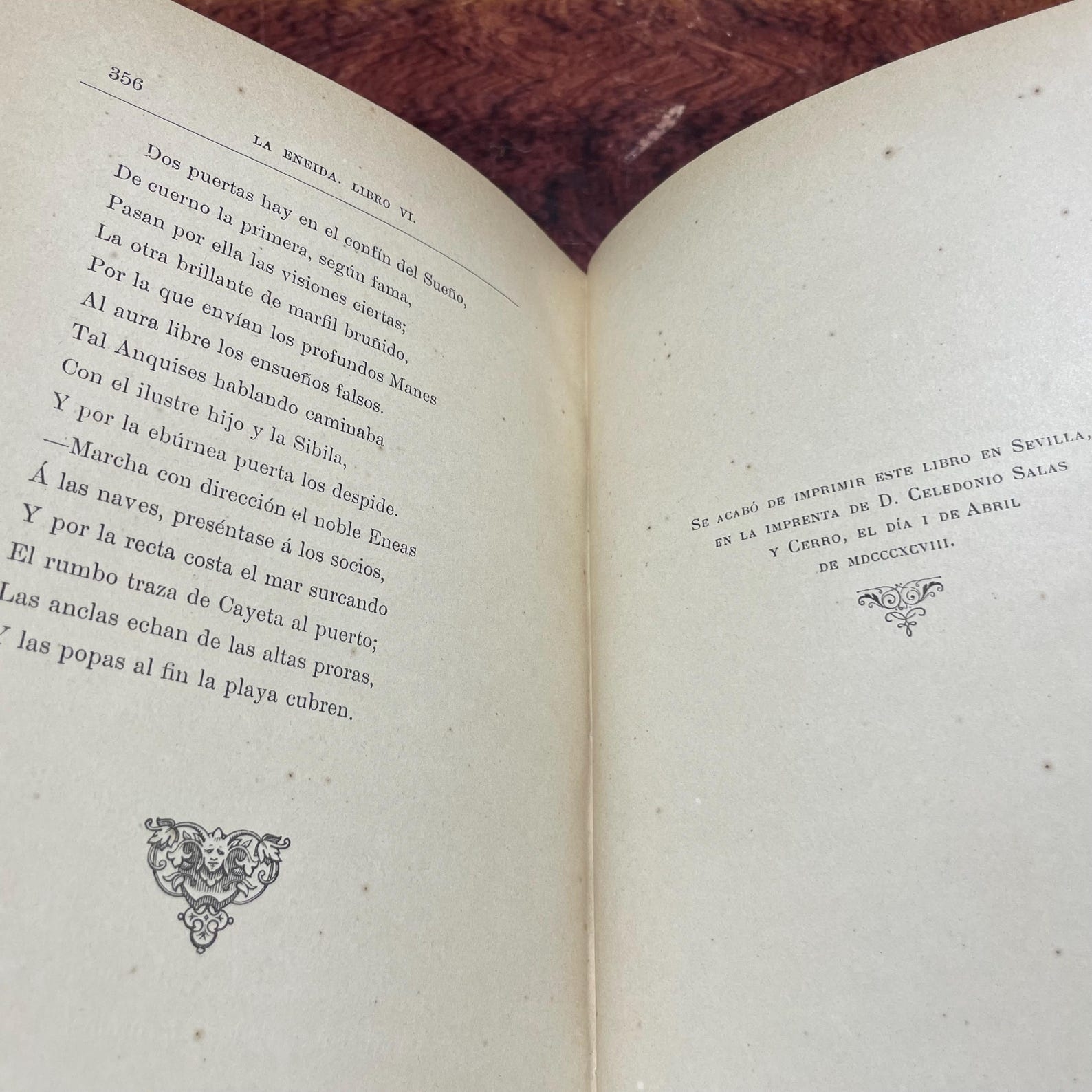 The Aeneid of Publius Virgilio Maron Translation in Spanish Verse ...