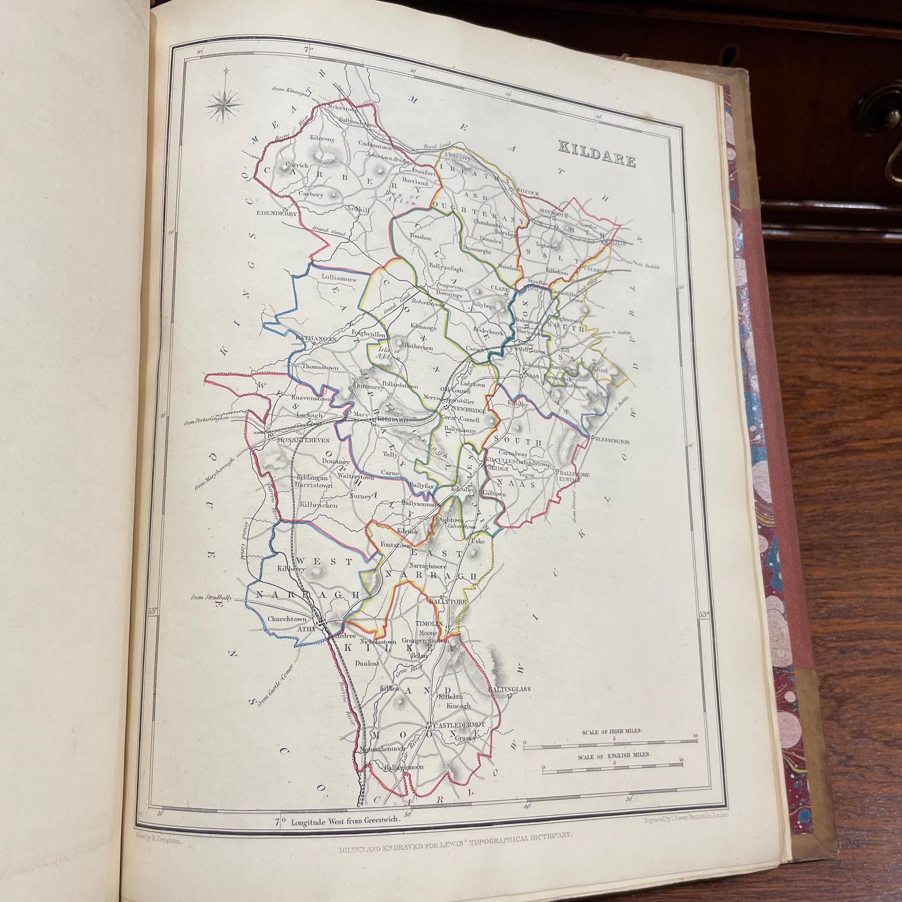Atlas to the Topographical Dictionary of Ireland, Comprising a General ...