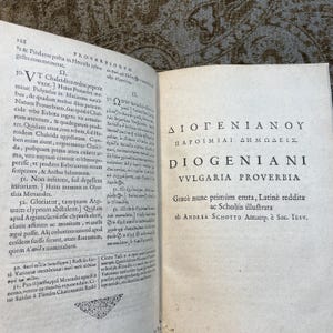 Proverbs of the Greeks From the Collections of Zenobius, Diogenianus ...