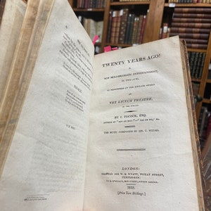 Yes or No A Musical Farce in Two Acts by Isaac Pocock - Etsy