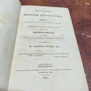 The History of the British Revolution of 1688, in England, Scotland ...