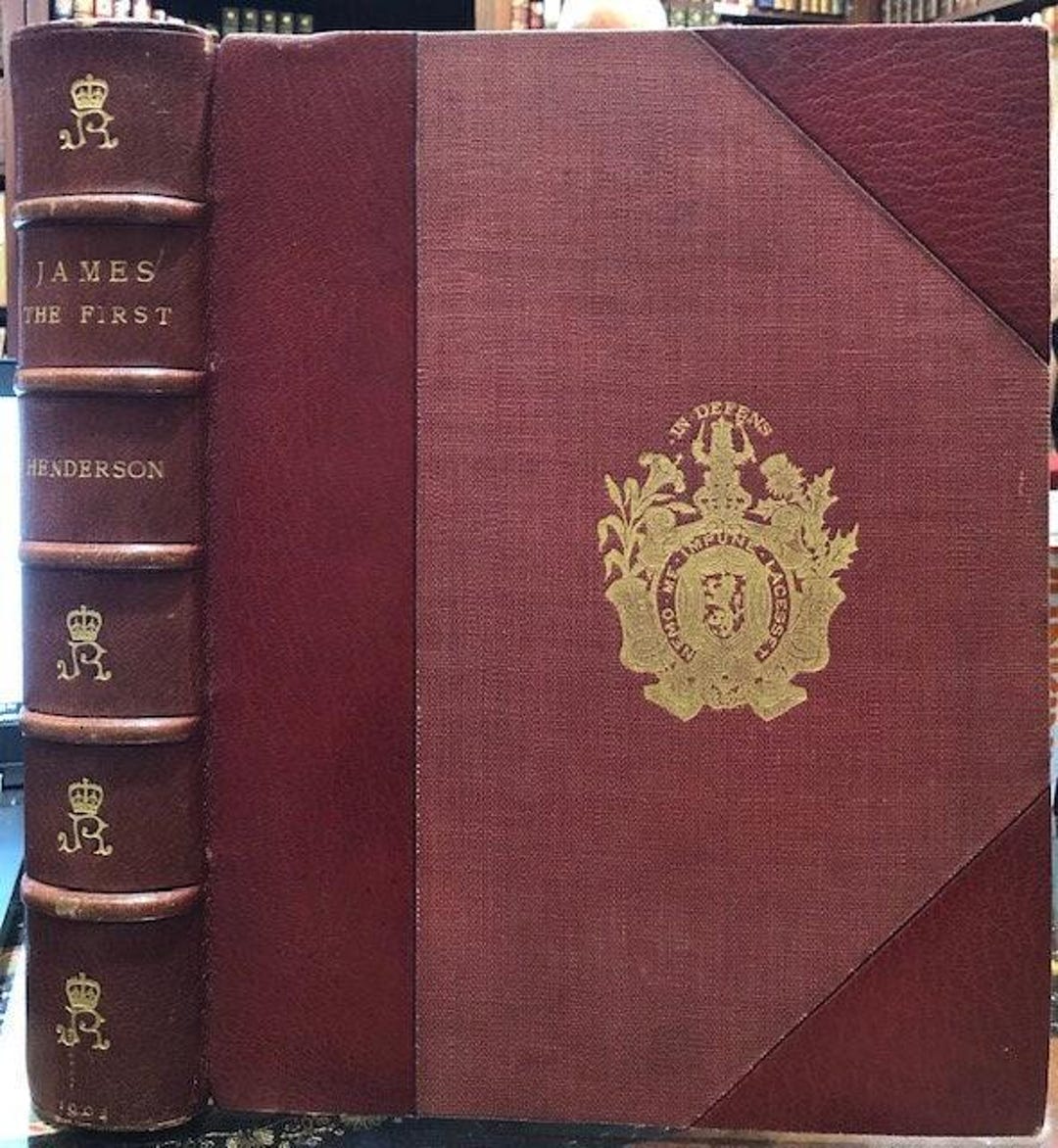 1904. James I and VI. Limited Edition Folio in a Signed Binding of J ...