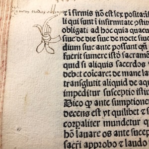 1485. Incunabula. Three Titles Bound as One; Summary of Theological ...