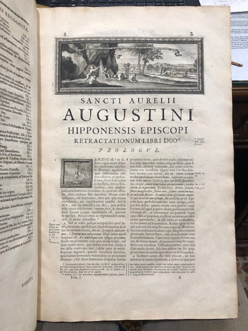 1679. Saint Augustine of Hippo. the Works of St. Aurelius Augustinus, Bishop of Hippo. 11 ...