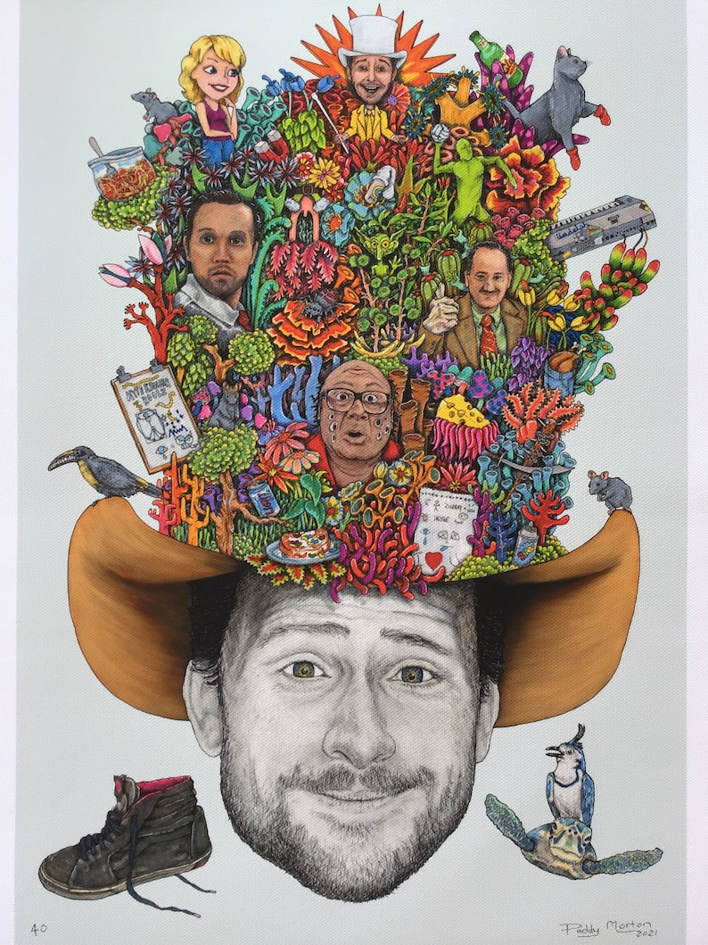 Charlie Kelly "king of the Rats" Canvas Print: It's Always Sunny Fan ...