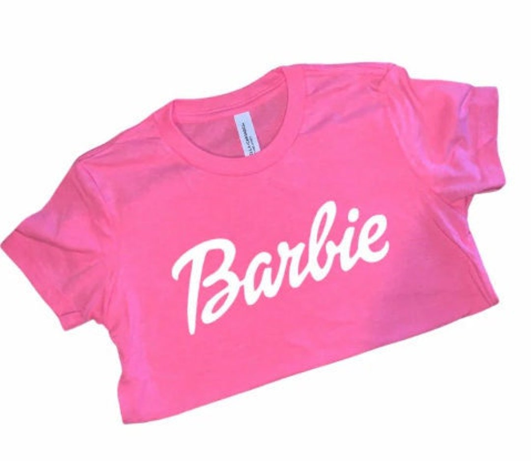 READY TO SHIP // Pink Crop Top Girl - Etsy