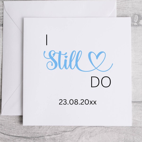I Still Do Card - Etsy