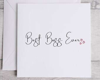 Manager Appreciation Card - Etsy