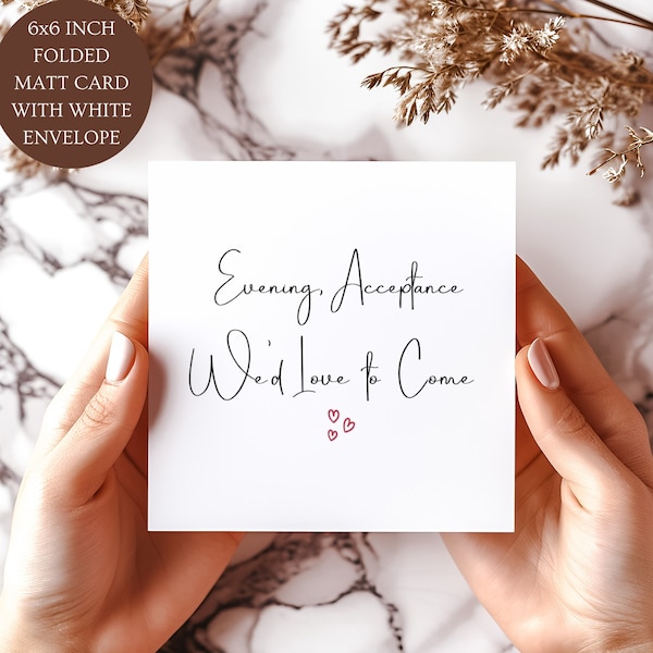 Evening Wedding Invitations - Etsy UK