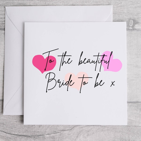 Bridal Shower Card - Etsy