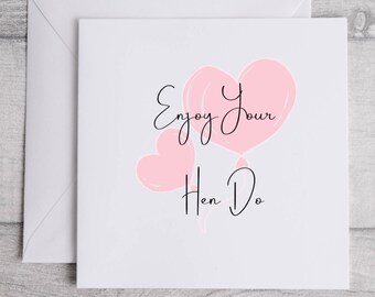 Happy Hen Party Card - Etsy