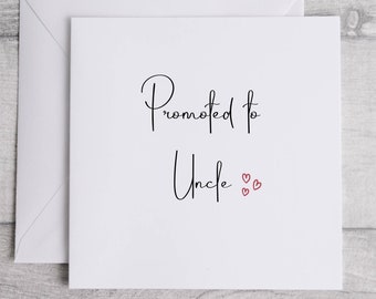Uncle Card - Etsy