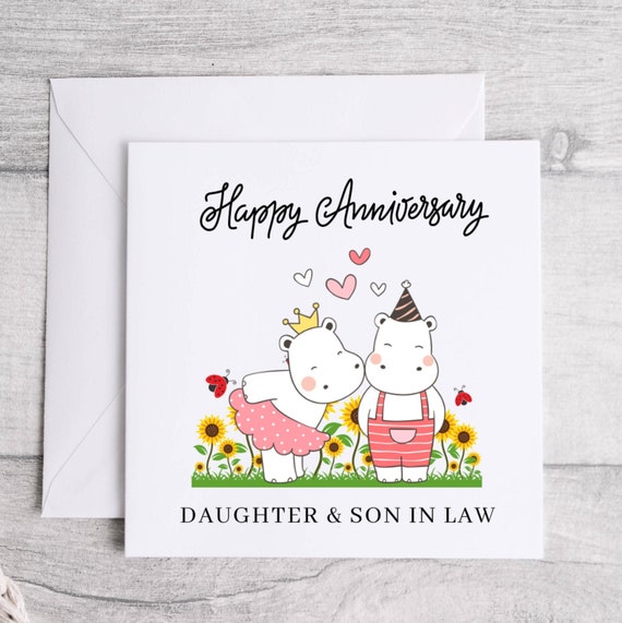 Happy anniversary daughter and son in law images store