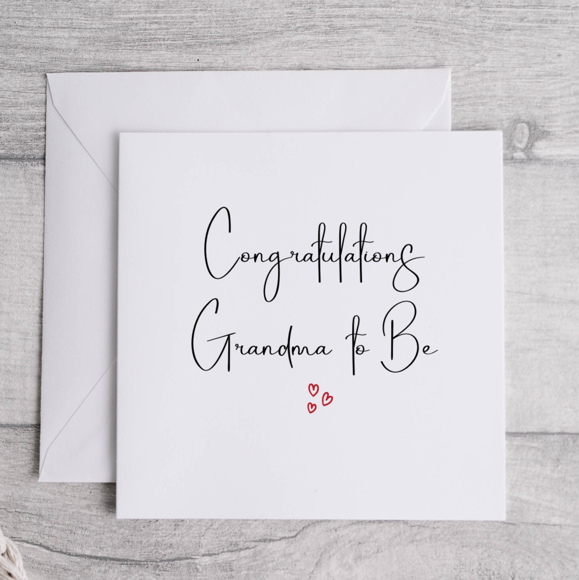 Congratulations Grandma to Be Card. Congratulations on Becoming a New ...