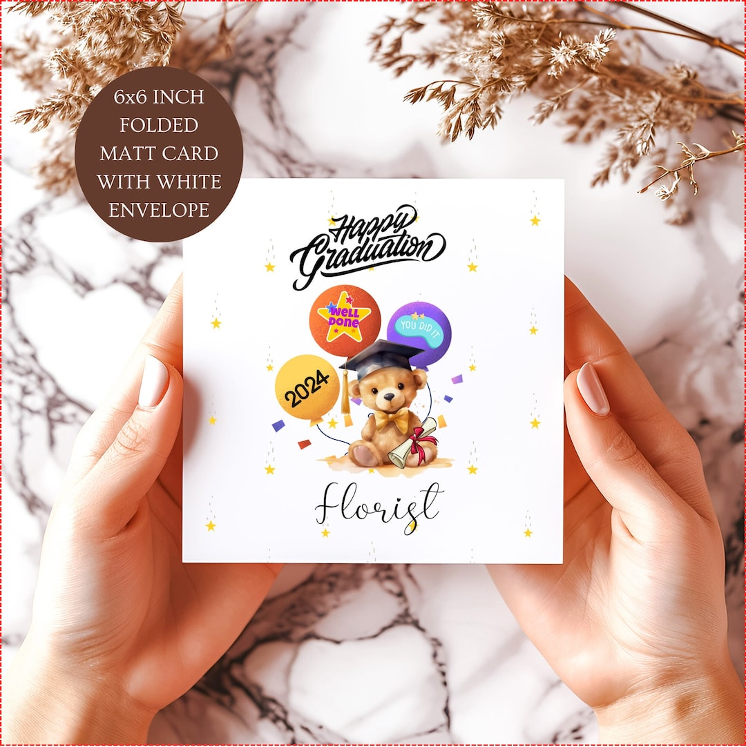 Happy Graduation Well Done You Did It Card. Congratulations Graduation Card. - Etsy