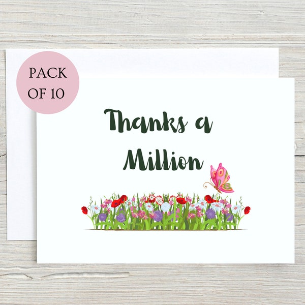 Thanks a Million - Etsy