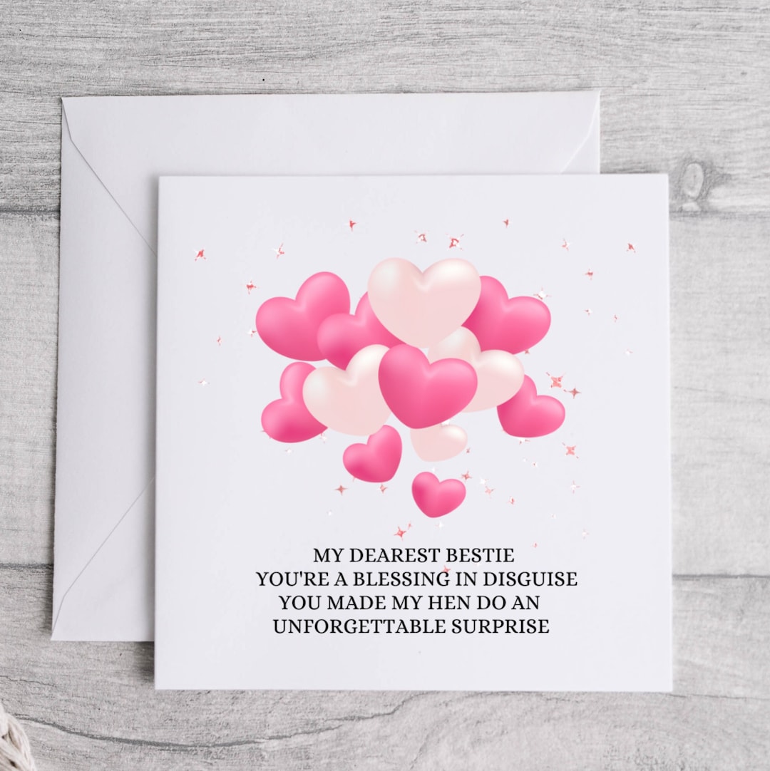 My Dearest Bestie Thank You for Making My Hen Do an Unforgettable ...