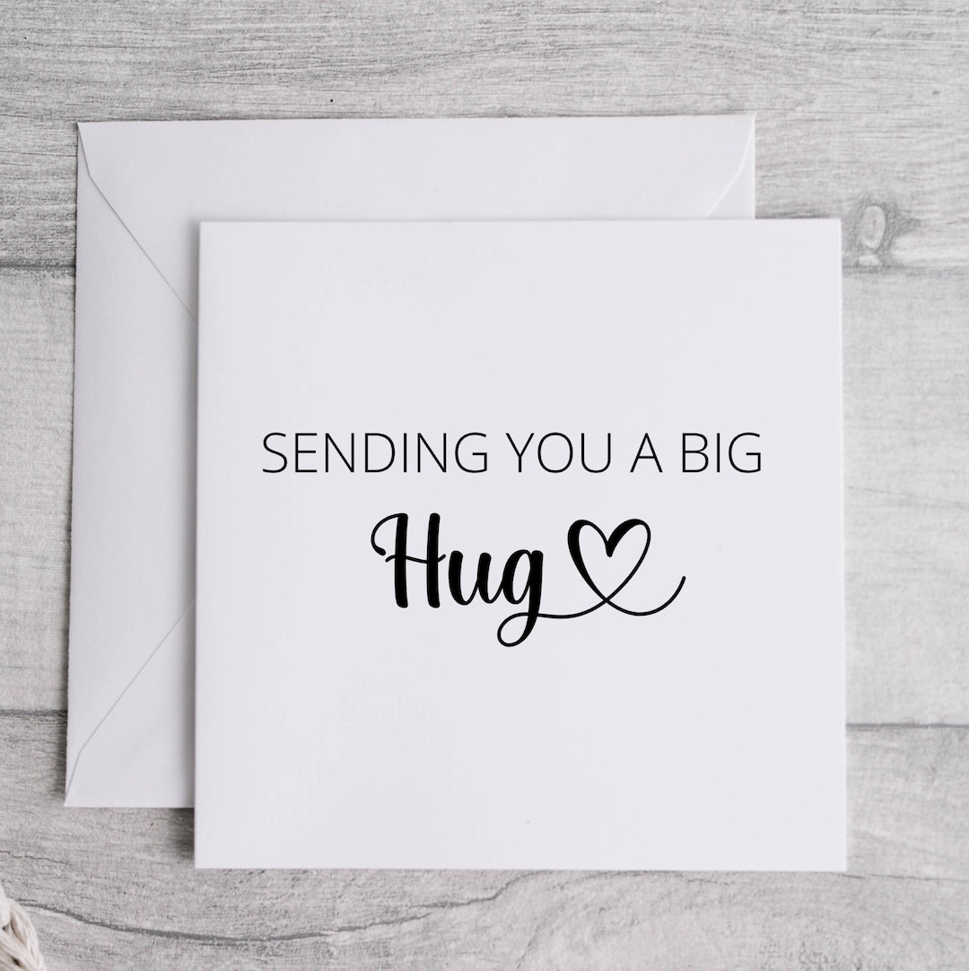 Sending You a Big Hug Card. Thinking of You, Missing You. Big Hug ...