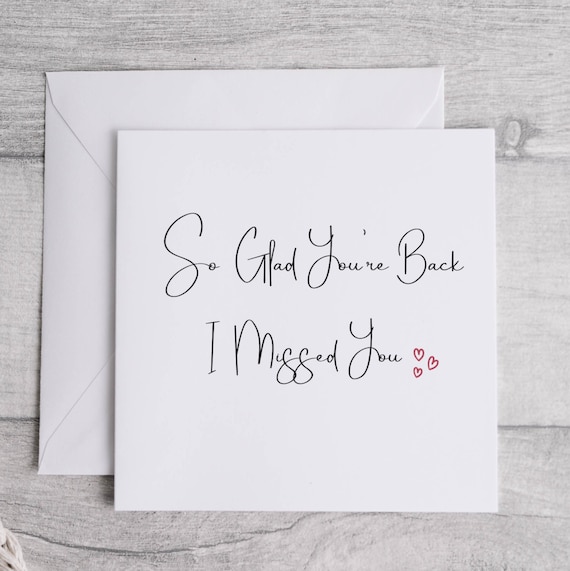 Welcome Back To Work Cards