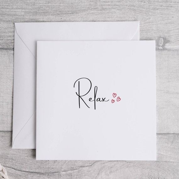 Relax Card. Happy Retirement to My Friend Family Husband | Etsy