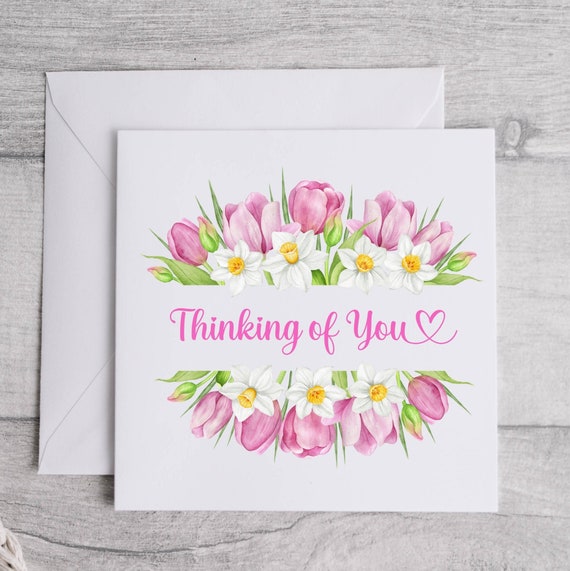 Thinking Of You Pink Flowers