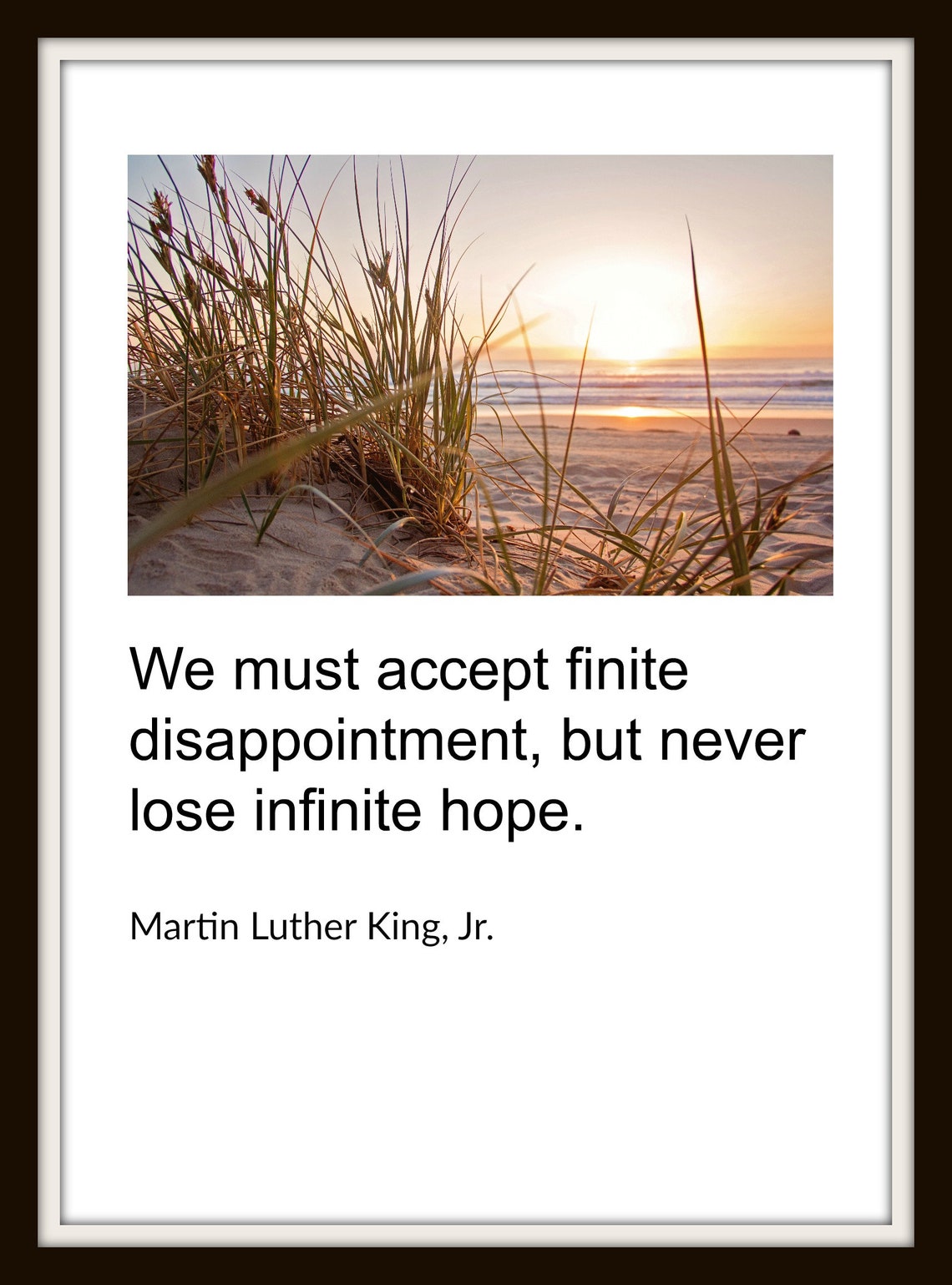 Martin Luther King Quote: Infinite Hope // Home Print // Printable// 4 ...