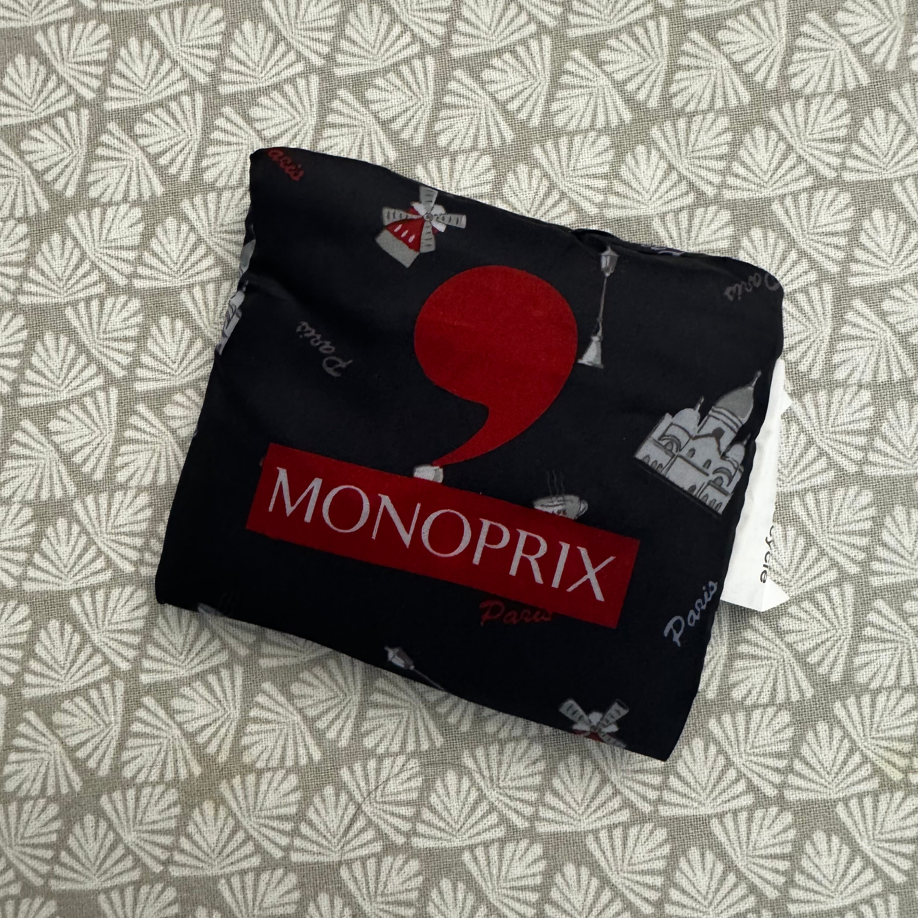 French MONOPRIX Foldable Shopping Bag, Recycled Polyester - Etsy
