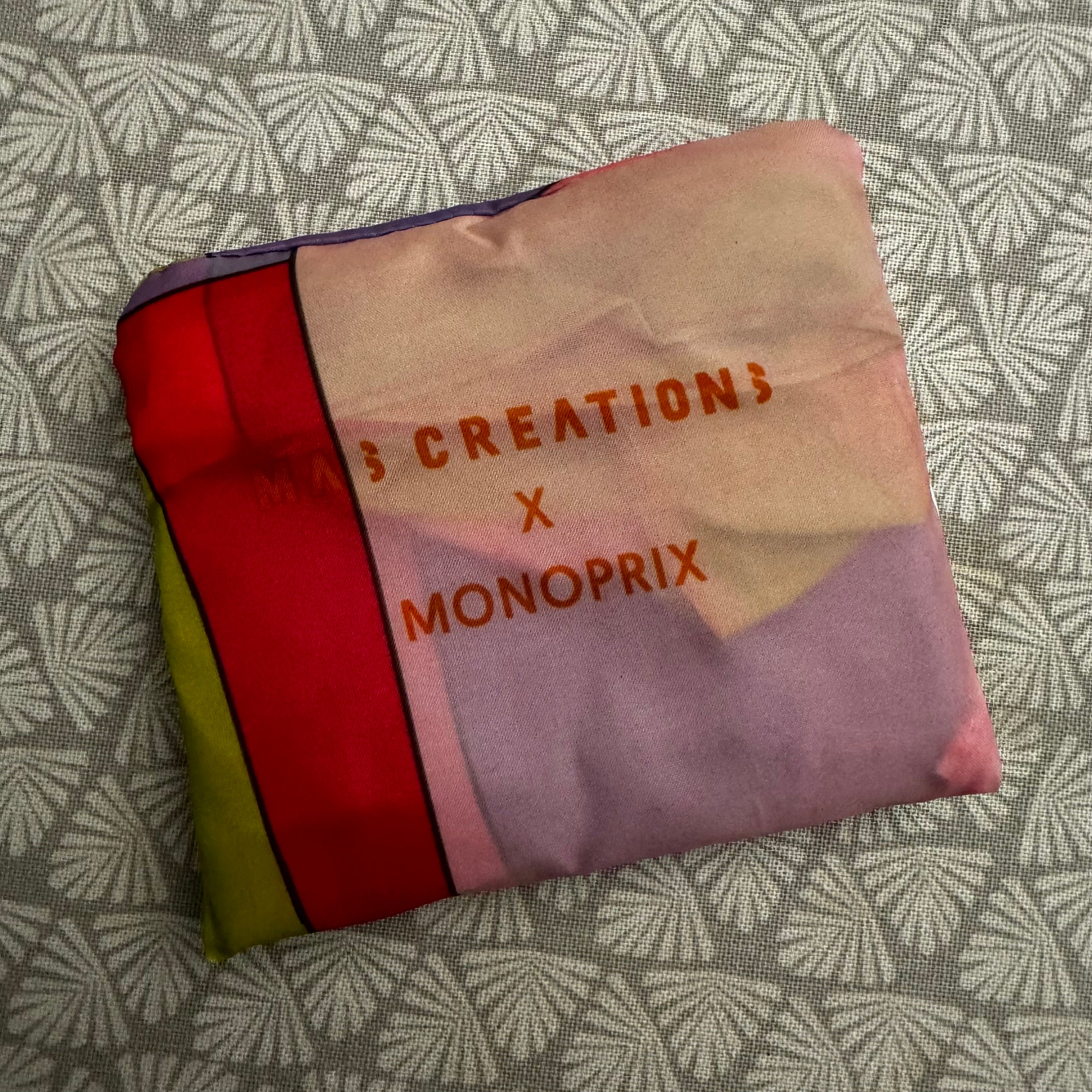 French MONOPRIX Foldable Shopping Bag, Recycled Polyester - Etsy