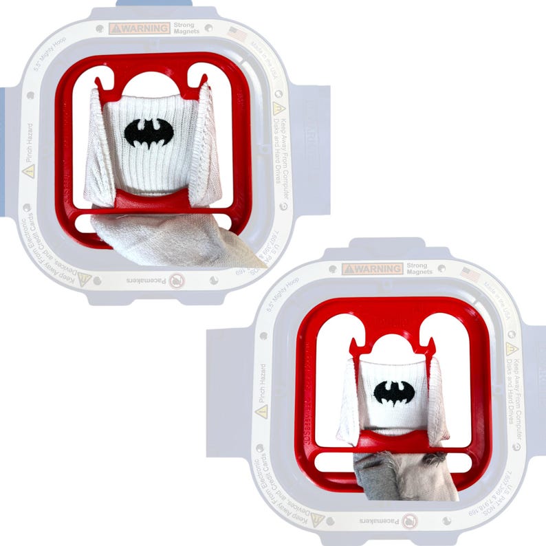 Sock Hoop™ Embroidery Aid Insert for 5.5" Mighty Hoop DIY Fun Fashion ...