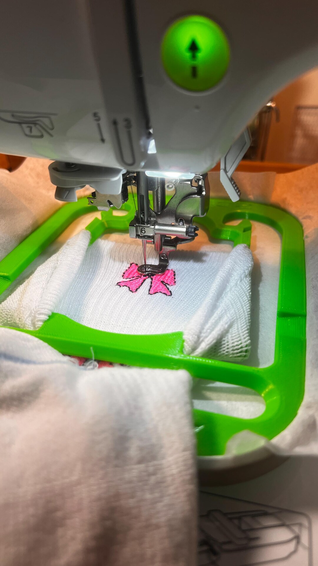 Sock Hoop™ Insert: for Poolin EOC05 Embroidery Machine Aid (4x4 Hoop ...